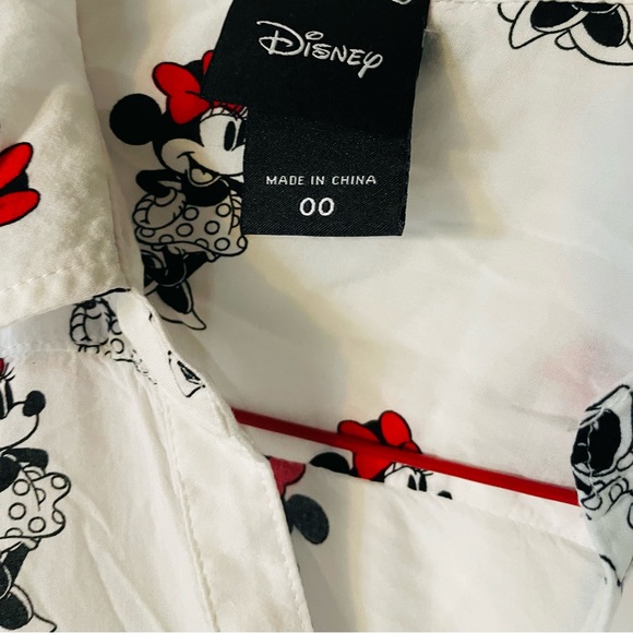 Disney | Tops | Torrid Disney Minnie Mouse White And Red Shirt | Poshmark